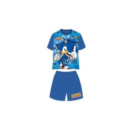 Sonic Kurzpyjama Kinder 4 Jahre – Schlafanzug Set | Gr.: 3-4 Jahre