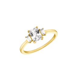 Amor Ring Silber 925, 18ct gelbvergoldet in Gold | Gr.: 58