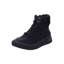 Rieker Schnürboot Warmfutter in schwarz | Gr.: 42