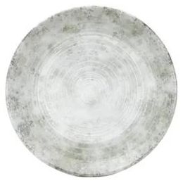 Dessertteller Van Well "Korfu, Teller 21 cm, 6 Stück", grau, H:2,5cm Ø:21cm, Porzellan, Speiseteller, mit Digitaldruck, spülmaschinen- und mikrowellengeeignet