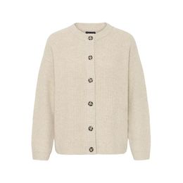 oxmo Knit Cardigan female Beige size M
