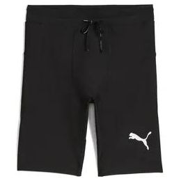 Lauftights Puma "RACEDAY ULTRAFORM 9" Radlerhose Herren", Herren, Gr. XL, Normalgrößen, schwarz, Obermaterial: 23% Elasthan, 77% Polyester; Unterer Bund: 11% Elasthan, 89% Polyester; Zwickel: 100% Polyester, unifarben, eng, Hosen