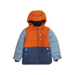 Trollkids Sportjacke 'Hemsedal' Jungen Größe 140 marine / taubenblau / orange