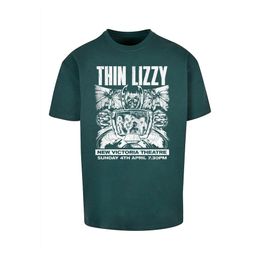 Merchcode T-Shirt 'Thin Lizzy - New Victoria Theatre' Herren Größe XXXL smaragd / weiß
