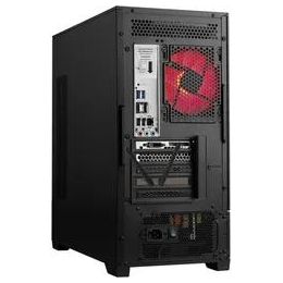 CSL Gaming-PC-Komplettsystem "AeroVision V24403", Energieeffizienz: E (A-G), schwarz, Microsoft Windows 11 Home (64 Bit), 16 GB RAM 500 GB SSD, Computer_Komplettsysteme
