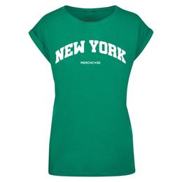 Merchcode Shirt 'New York' female Green size M