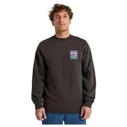 Sweatshirt Billabong "Foundation", Herren, Gr. XXL, washed schwarz, 55% Baumwolle, 25% Baumwolle, 20% Polyester, Sweatshirts