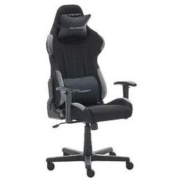 Gaming-Stuhl MCA furniture "DX Racer Formula Gamingchair", schwarz, B:65cm H:121cm T:65cm, Nylon, Polyester, Stoff, Stühle, Gaming,Racing,Design,Lordose,Kissen,Armlehne,drehbar,verstellbar