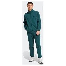 Trainingsanzug Adidas SPORTSWEAR "M 3S FL TT TS", Herren, Gr. L, aurora ivy, Obermaterial: 70% Baumwolle, 30% Polyester, Sportanzüge