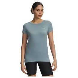 Funktionsshirt Under Armour "Tech Mesh SS", Damen, Gr. M, serpentine,, weiß, Obermaterial: 94% Polyester, 6% Elasthan, Rundhals, Shirts