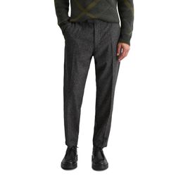 Marc O'Polo Chinohose MARC O'POLO "aus italienischem Schafwoll-Mix", Herren, Gr. 38, Länge 32, multi, broken graphite, Obermaterial: 50% Wolle (Schafwolle), 30% Polyester, 20% Baumwolle, unifarben, relaxed fit lang, Hosen