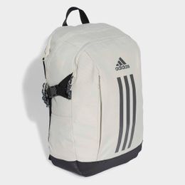 Rucksack adidas Performance "POWER VII", schwarz-weiß (aluminium, schwarz), Rucksäcke, Obermaterial: 100% Polyester