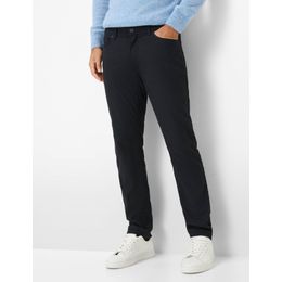 5-Pocket-Hose Brax "Style CHUCK", Herren, Gr. 36, Länge 36, navy, Web, 54% Baumwolle, 29% Polyester, 15% Viskose, 2% Elasthan, Hosen