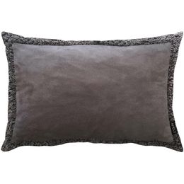 Dekokissen Apelt "Montana", anthrazit, unifarben, B:40cm H:5cm L:60cm, Polyester, Dekokissen_Sitzkissen_Kissenhüllen