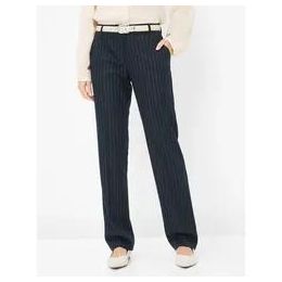 5-Pocket-Hose Brax "Style MARON", Damen, Gr. 44K22, Kurzgrößen, navy, Web, 98% Schurwolle, 2% Elasthan, Hosen