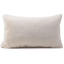 Gözze Dekokissen GÖZZE "Uni Flauschkissen LaPit", creme, unifarben, B:30cm H:10cm L:50cm, Polyester, Dekokissen_Sitzkissen_Kissenhüllen