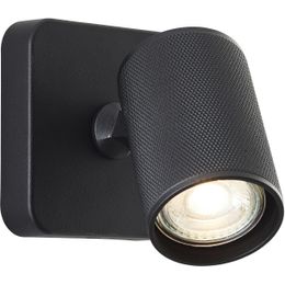 Brilliant Wandstrahler "Marty", braun (sand schwarz), 1, H: 12cm, 1 Stk., Leuchten, Wandspot schwenkbar, 12x10x10 cm, GU10, 345lm, 3000K, Metall, Wandlampe