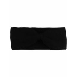 Stirnband Zwillingsherz ""Knoten"", Damen, schwarz, Strick, Kaschmir, Mützen, Cashmere, Feinstrick