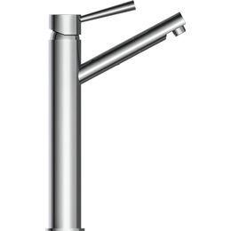 Sch&uuml;tte Waschtischarmatur SCH&Uuml;TTE "Cornwall", grau (chromfarben), B:5,5cm H:32cm T:20cm, Messing, Armaturen, Design Wasserhahn Bad f&uuml;r Aufsatz-Waschbecken, Mischbatterie, Chrom