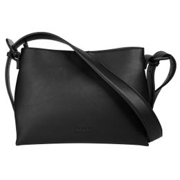 Umhängetasche Bugatti "LUNA", Damen, Gr. B/H/T: 30cm x 22cm x 12cm onesize, schwarz, Kunstfaser, clean, Taschen