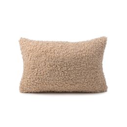 Gözze Dekokissen GÖZZE "Curly Kissen Rolf", beige, unifarben, B:30cm H:10cm L:50cm, Polyester, Dekokissen_Sitzkissen_Kissenhüllen