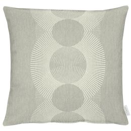 Kissenh&uuml;lle Apelt "5232", beige (taupe, grau), B:49cm L:49cm, Polyester, Obermaterial: 75% Polyester, 25% Viskose, Kissenbez&uuml;ge, Kissenh&uuml;lle