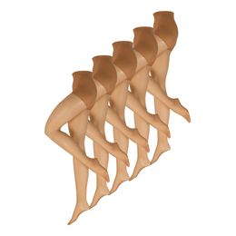 Nur Die Feinstrumpfhose ' Ohne Bund 20 DEN ' Damen Gr&ouml;&szlig;e XXL/XXXL beige
