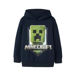 name it Sweatshirt 'NKMOL MINECRAFT' Jungen Größe 158/164 navy / anthrazit / hellgrau / oliv