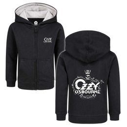 Ozzy Osbourne Metal-Kids - Skull Kinder-Kapuzenjacke schwarz in 104 421.39.8.999.104