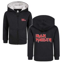 Iron Maiden Metal-Kids - Logo Kinder-Kapuzenjacke schwarz in 128 469.39.8.999.128