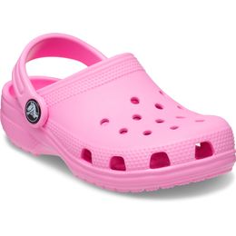 Clog Crocs "Classic Clog T", Kinder, Gr. 24, rosa (pink), Croslite&trade;, Schuhe Clog, Badeschuh, Sandale, Sommerschuh mit Fersenriemchen