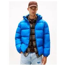 Tommy Hilfiger Steppjacke TOMMY JEANS "TJM ESSENTIAL DOWN JACKET EXT", Herren, Gr. XL, blau (vibrant indigo), Web, Obermaterial: 100% Polyamid. Futter: 100% Polyester, Jacken, Winterjacke Outdoorjacke Gefüttert 2 in 1 Jacke abnehmbare Kapuze