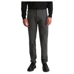 Marc O'Polo Chinohose MARC O'POLO "aus Bio-Baumwoll-Lyocell-Mix", Herren, Gr. 33, Länge 30, multi, schwarz, Obermaterial: 49% Baumwolle, 48% Viskose, 3% Elasthan, gemustert, figurbetont normal, Hosen