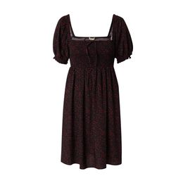 AÉROPOSTALE Kleid Damen Größe 38 rot / schwarz Winterkleid