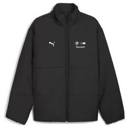 Trainingsjacke Puma "BMW M Motorsport Essentials Pufferjacke Herren", Herren, Gr. M, schwarz, Obermaterial: 100% Polyester; Futter: 100% Polyester; Taschenfutter: 100% Polyester; Füllung: 100% Polyester, Jacken