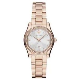 Quarzuhr Emporio Armani "AR11559", rosa (roségoldfarben), Armbanduhren, Damen, Armbanduhr, Damenuhr, analog, Edelstahlarmband