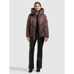Steppjacke Khujo "OLSA2", Damen, Gr. L, orchid lila, 100% Polyester, unifarben, eingesetzt elastischer Bund mit Windstopper, Jacken