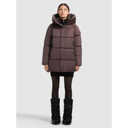 Steppjacke Khujo "SUDA", Damen, Gr. L, orchid lila, 100% Polyester, unifarben, Raglanärmel elastischer Bund mit Windstopper, Jacken
