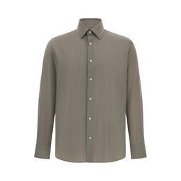 Boggi Milano Button Up Shirt male Grey size XS