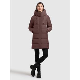 Steppmantel Khujo "HEATHER", Damen, Gr. M, orchid lila, 100% Polyester, unifarben, eingesetzt elastischer Bund mit Windstopper, Mäntel