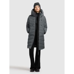 Steppmantel Khujo "VARE", Damen, Gr. S, foam grün, 100% Polyester, unifarben, eingesetzt elastischer Bund mit Windstopper, Mäntel