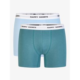 Happy Shorts Boxer shorts ' Jersey ' male Blue, Green size XXL