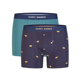 Happy Shorts Boxer shorts ' Jersey ' male Blue, Green size XXL