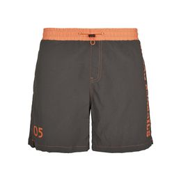 Urban Classics Badeshorts Herren Größe XXXL greige / orange