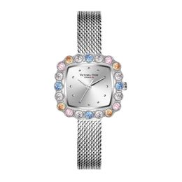 Victoria Hyde Analog Watch 'Petals' female Silver size One Size