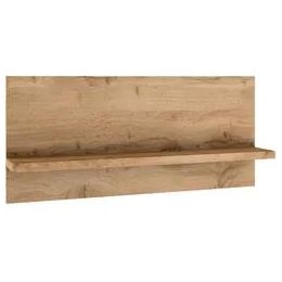 Wandboard KOCHSTATION "KS-Milan", wotaneiche, B:50cm H:24cm T:18cm, Holzwerkstoff, Regale, Wandboard, Regal in nat&uuml;rlichen Wotaneiche-Dekor, praktische Ablagefl&auml;che