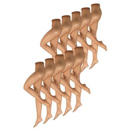 Nur Die Feinstrumpfhose ' Transparent 15 DEN ' Damen Gr&ouml;&szlig;e L/XL beige