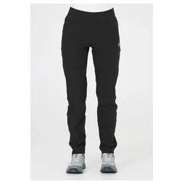 Softshellhose WHISTLER "Vera", Damen, Gr. 42, EURO-Größen, schwarz, 92% Polyamid, 8% Elasthan, unifarben, Hosen, aus strapazierfähigem Material