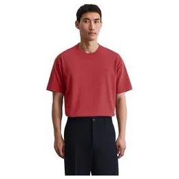 Marc O'Polo T-Shirt MARC O'POLO "aus schwerem Bio-Baumwoll-Jersey", Herren, Gr. 3XL, light carmine, Obermaterial: 100% Baumwolle, unifarben, Basic, relaxed fit, Rundhals, Shirts