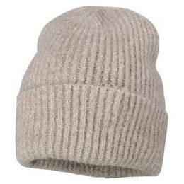 Strickmütze CAPO, Damen, beige, Strick, Materialmix, casual, Mützen, Dezente Melange-Töne, Grobstrick